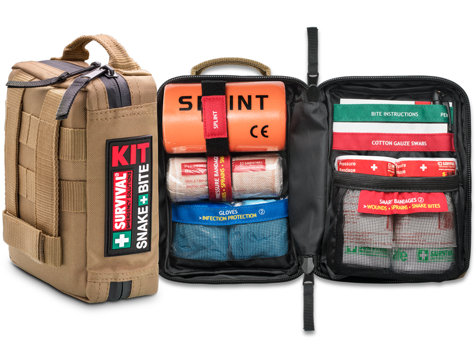 SURVIVAL Snake Bite First Aid KIT - For snakes & funnel-web spiders